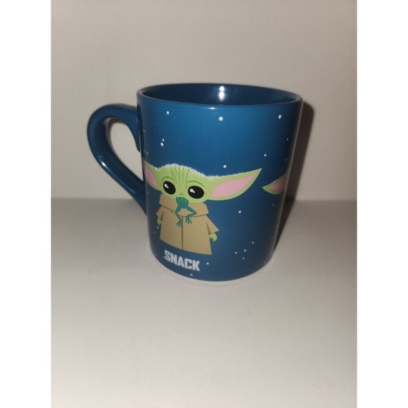 Dining | Disney Star Wars Yoda Coffe Mug Tea Cup Blue Protect Attack ...